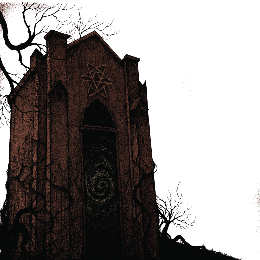 Hooded Skull Black T-Shirt